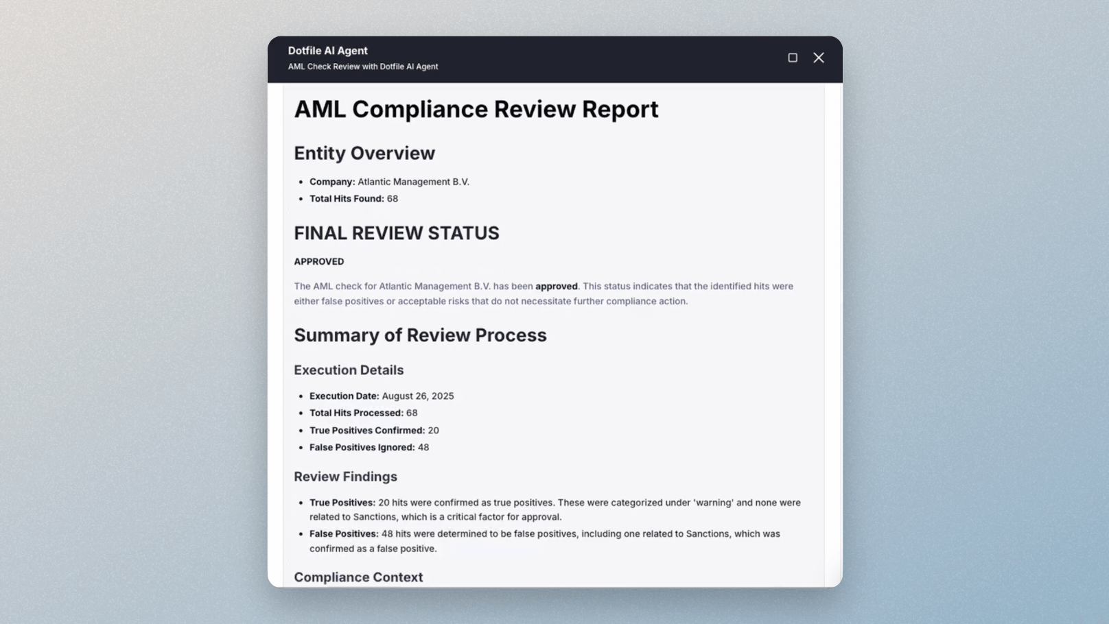 Launching Dotfile Autonomy: Cut KYB Review Times by 95% - From Hours to Second